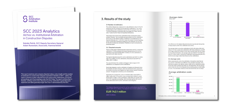 Reports - SCC Arbitration Institute